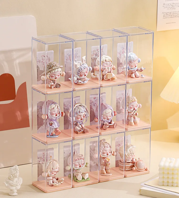 Stackable Acrylic Mystery Box Storage Display Case Action Figure ...