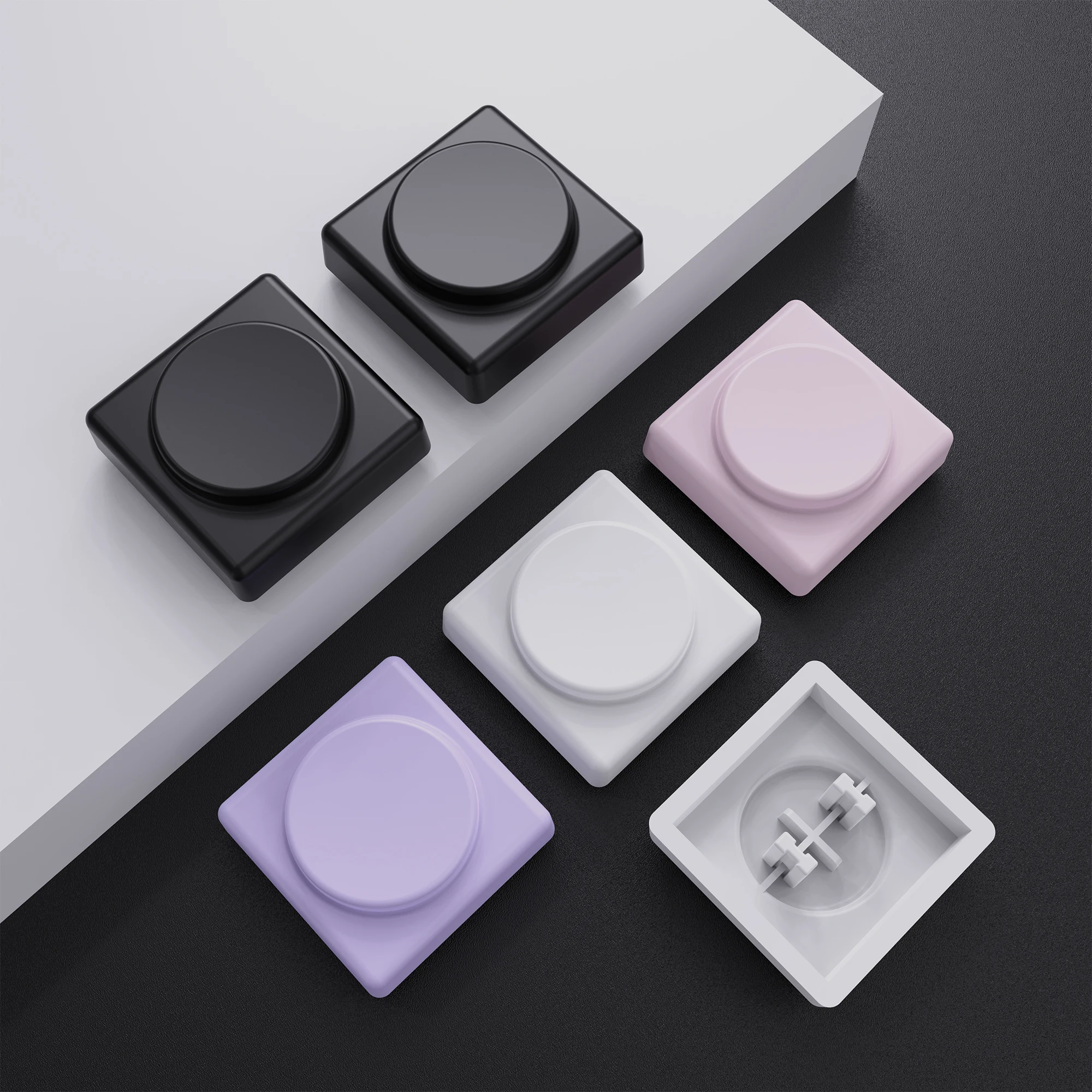 50Pcs-CFX-UP-Keycaps-Low-Profile-PBT-Keycaps-For-Kailh-Chocolate-1350 ...