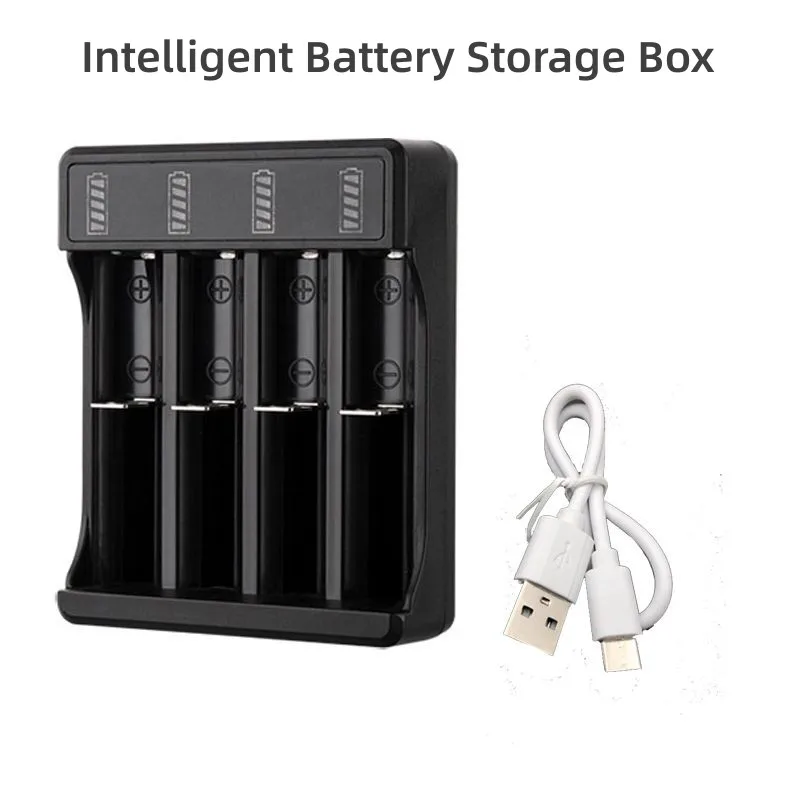 2-4-Slots-Intelligent-Battery-Storage-Box-with-Type-C-Cable-USB-4-2V ...