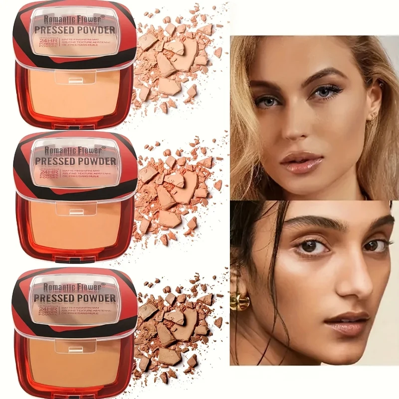 3-color-matte-Pressed-Powder-Brighten-Waterproof-Oil-control-Face ...