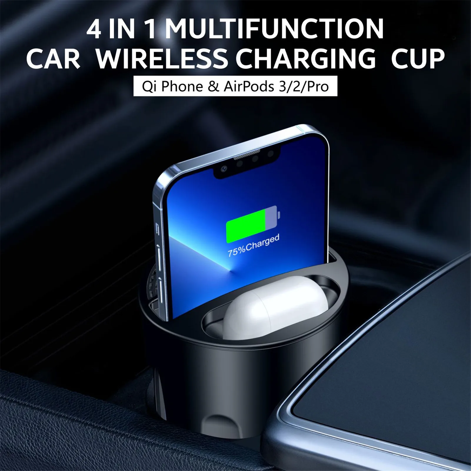Fast-Wireless-Car-Charger-Cup-Car-4-in-1-Wireless-Charging-Cup-Cup ...