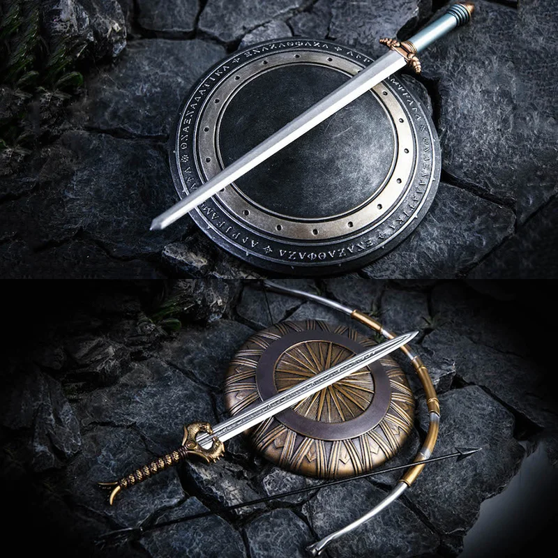 TYSTOYS-20DT13-1-6-Scale-Wonder-Girl-Sword-Shield-Bow-Arrow-Weapon ...