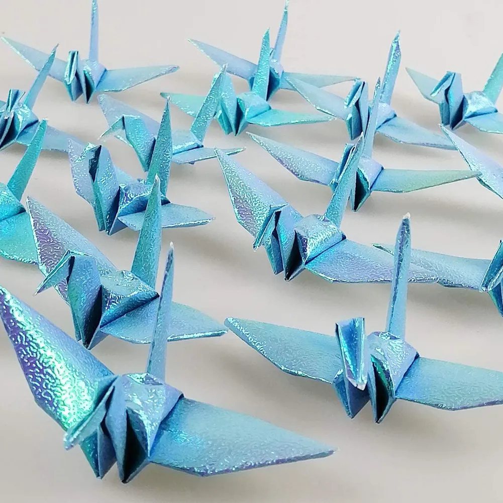 Papier à plier - Purple - Grue en papier Origami - 20 pièces ...