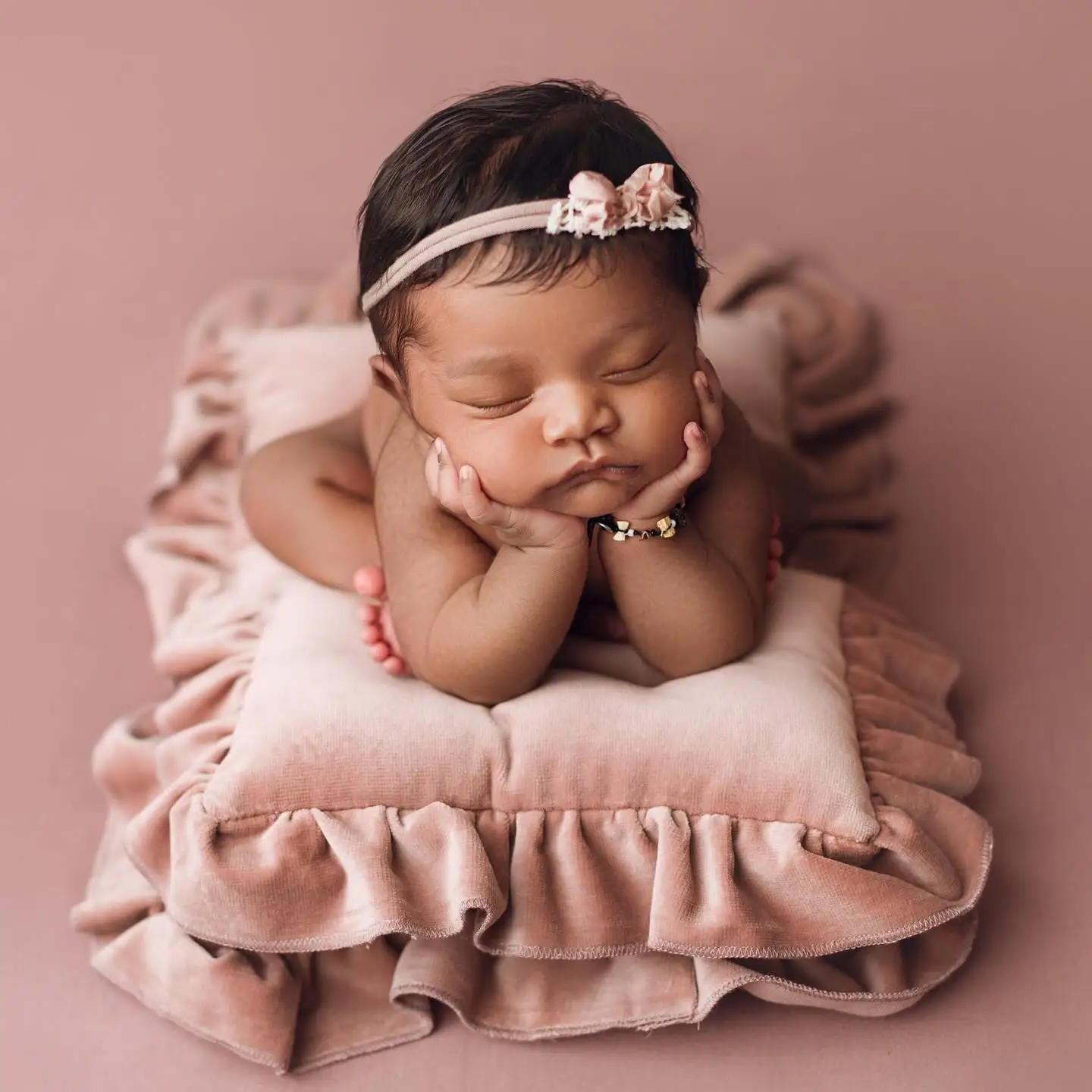 Newborn Photography Props Posing Pillow Photo Prop Cushion Soft Velvet ...