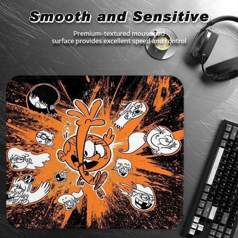 The L-Loud House Mouse Pad Offices Accessories Gaming Small Mousepad ...