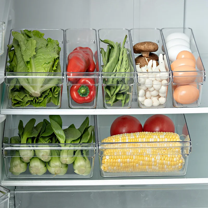 Refrigerator-Organizer-Bin-Fridge-Egg-Storage-Box-Clear-fridge ...