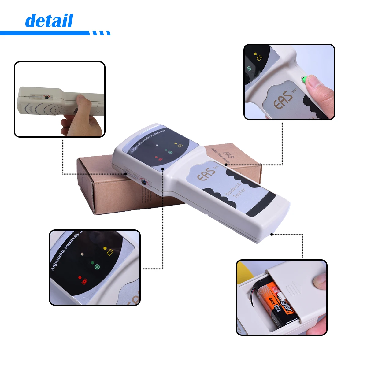 Mini-EAS-System-Alarm-Detector-RF8-2Mhz-Sound-Light-Alarm-Shoplifting ...