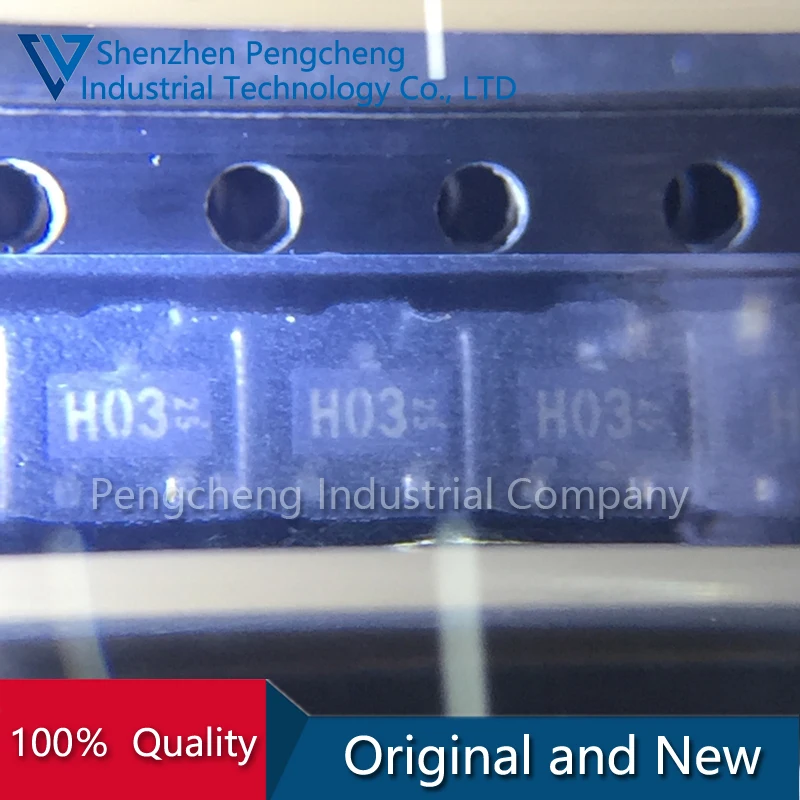 (100PCS/LOT) 100％ Original new DTC343TK Marking H03 SOT323 NPN Digital Transistor (Bias Resistor ...