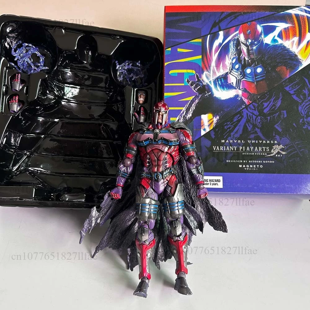 Anime Figurine PLAY Arts Magneto Max Eisenhardt PVC Action Figure ...