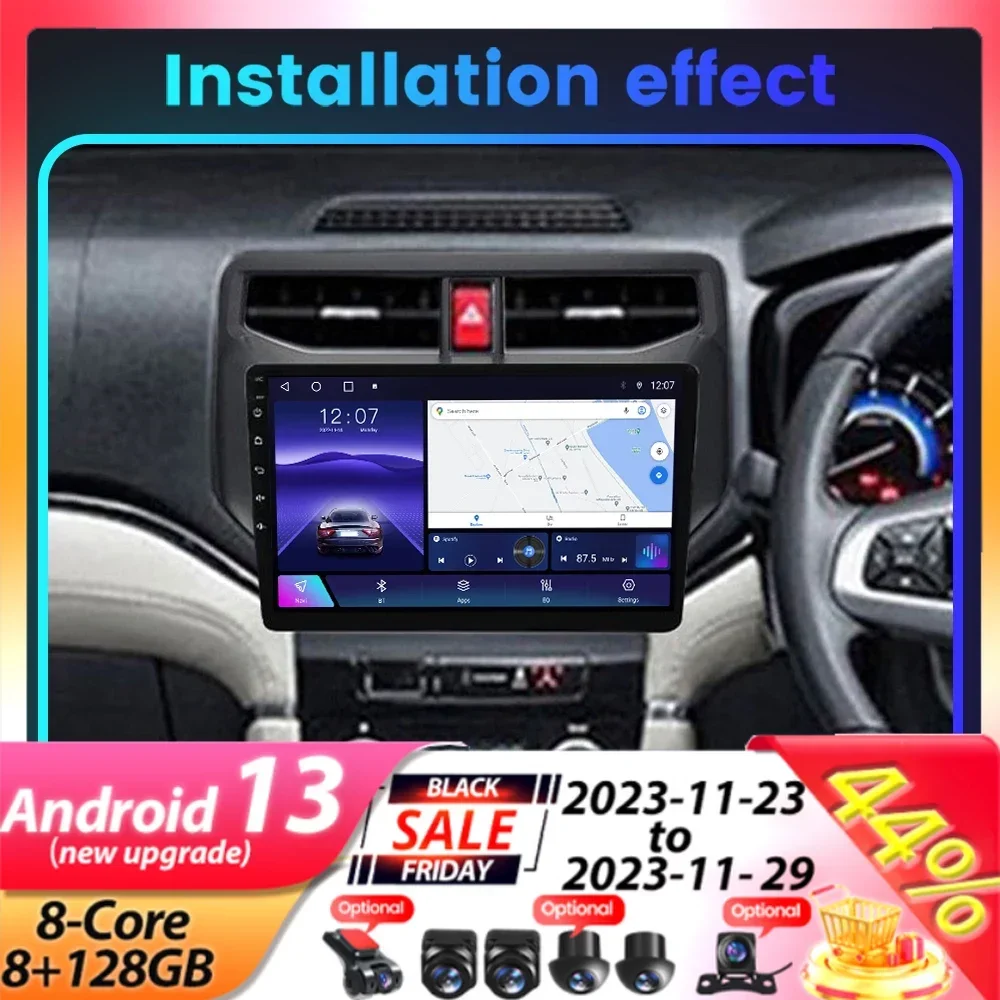 TS10-QLED-Autoradio-2-Din-DSP-for-Toyota-Rush-2017-2018-2019-2020-Car ...