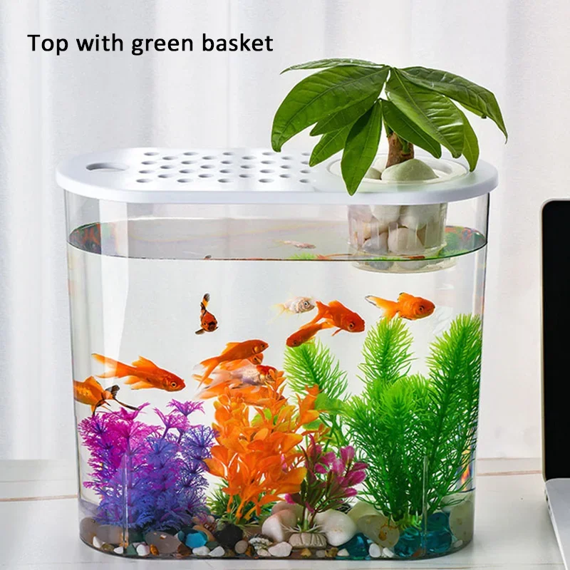 Ecological-Fish-Tank-Aquarium-Douyu-Tabletop-Aquarium-Incubator-Office ...