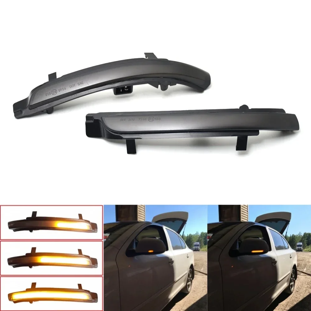 For Skoda Octavia 1Z3 Hatchback 1Z5 Estate Superb 3T5 Dynamic LED Turn ...