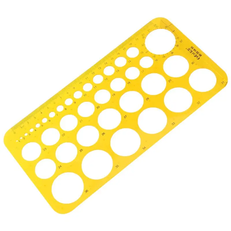 1-Drawing-Circle-Template-ruler-Furniture-Template-Drafting-Ruler ...