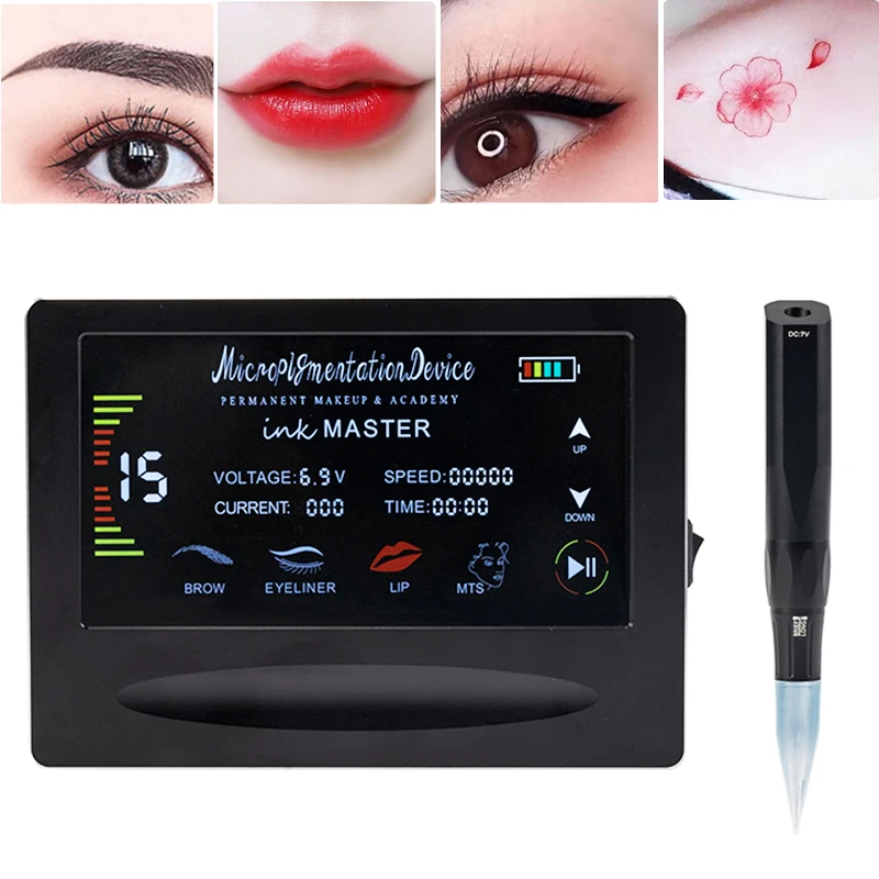 Permanent-Makeup-Machine-Kit-Professional-Digital-Tattoo-Machine-for ...