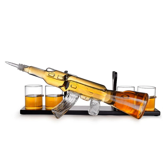 Machine Gun Shaped Bottle