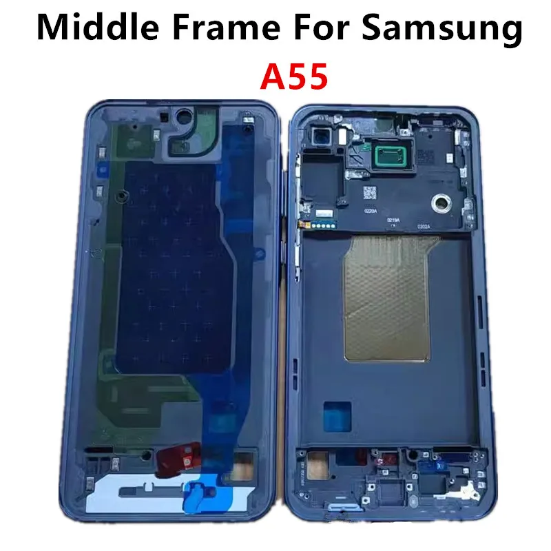 A556 For Samsung Galaxy A55 5G Middle Frame Housing Board LCD Faceplate ...