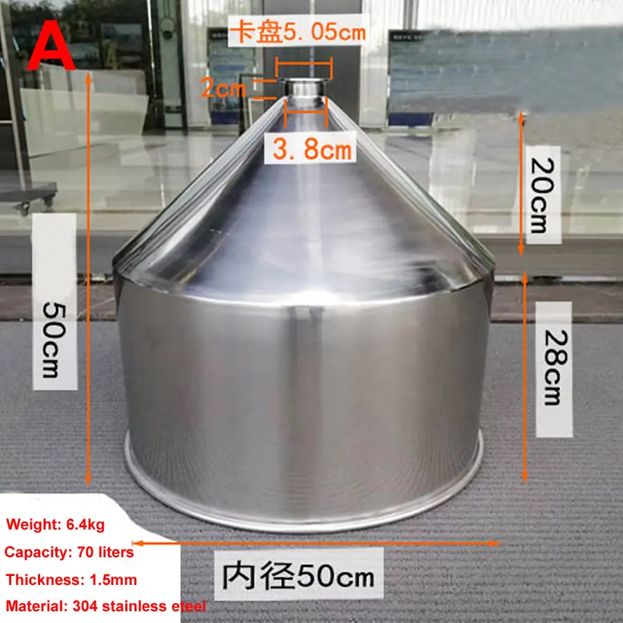 Thick-304-Stainless-Steel-Funnel-Filling-Machine-Food-Machinery-Hopper ...