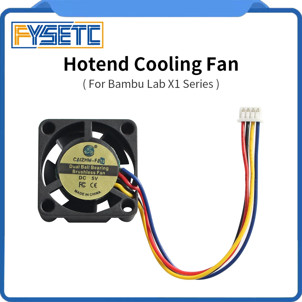 For-Bambu-Lab-X1-Series-Hotend-Cooling-Fan-2510-Dual-Ball-Bearing ...