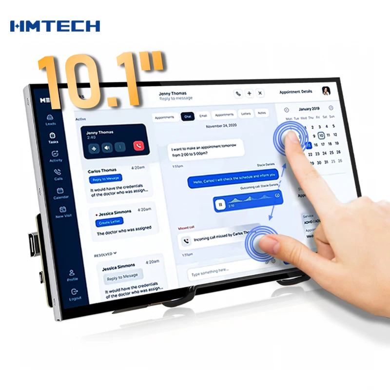 10-1-Polegada-monitor-port-til-tela-de-toque-monitor-port-til-segunda ...