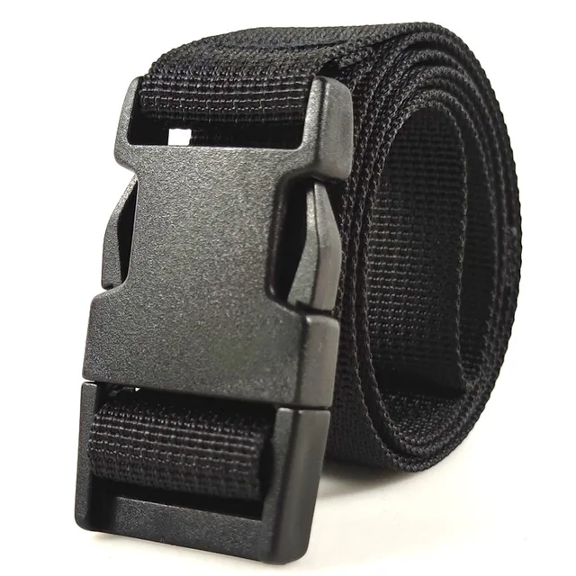Plastic Buckle Nylon Strap for Men's Outdoor Military Training Canvas ...