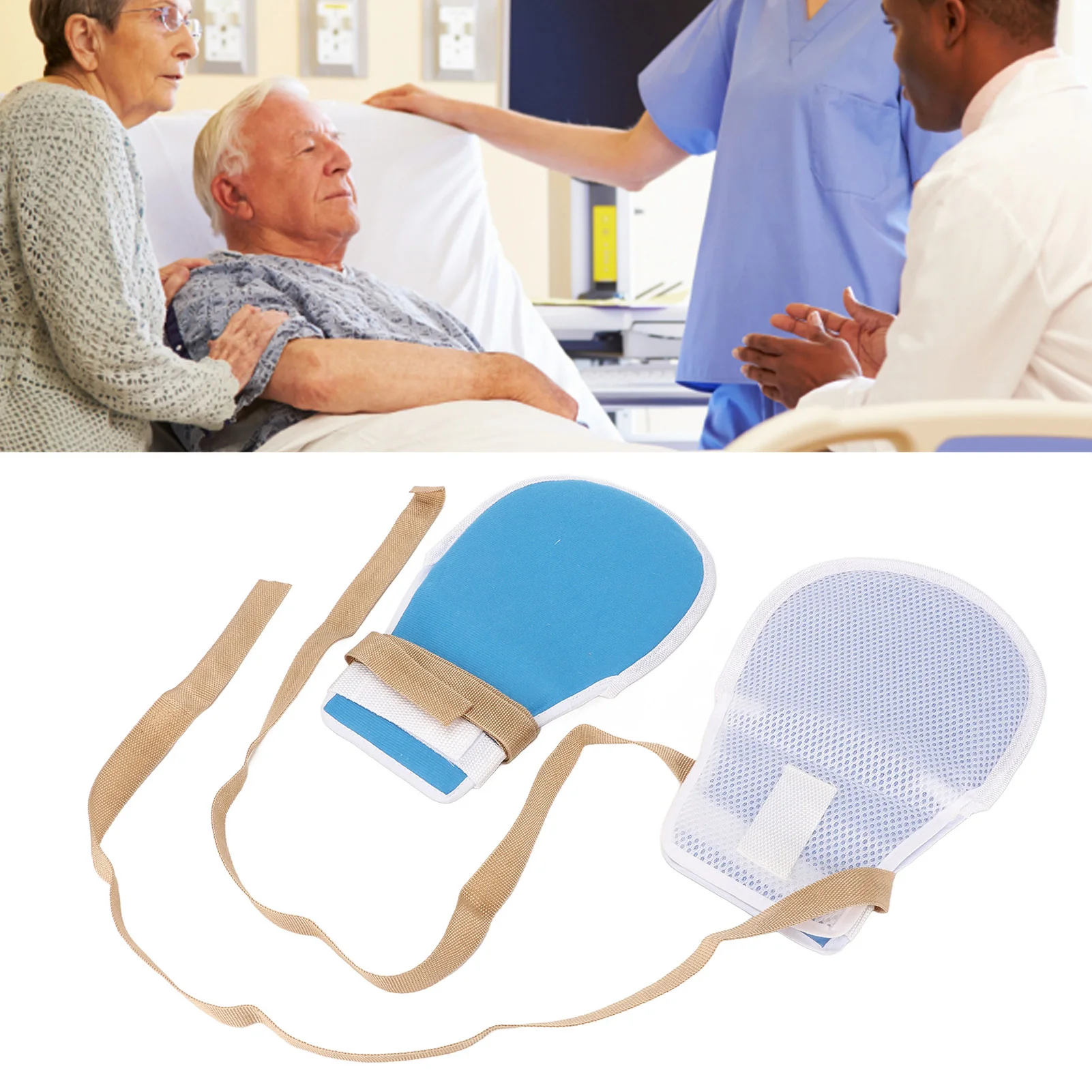 2-Pcs-Dementia-Restraint-Gloves-Safe-Reliable-Breathable-Control-Mitts ...