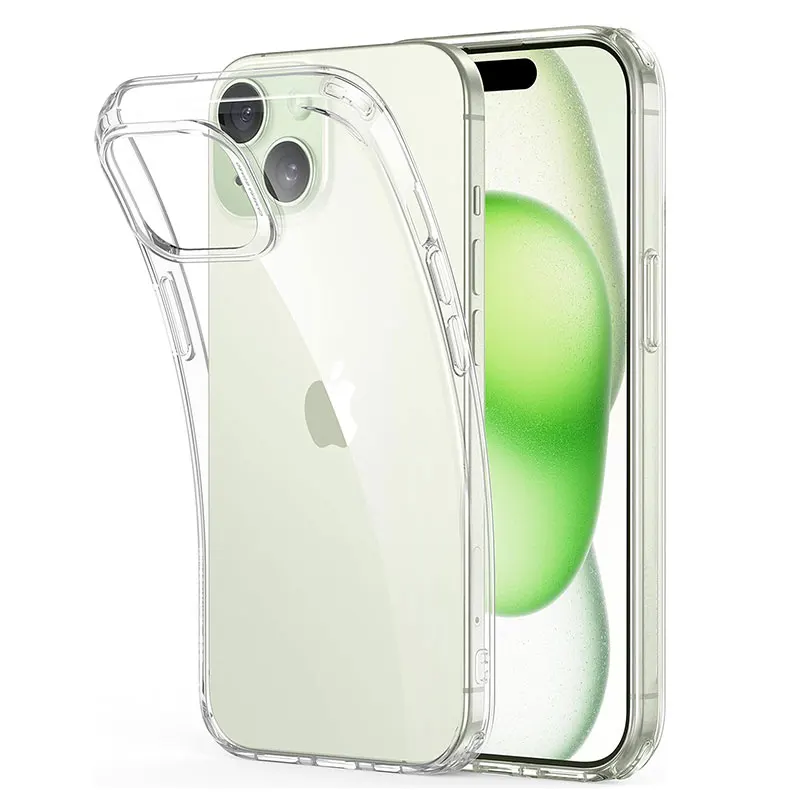 Ultra Thin Clear Silicone Back Cover Soft Case for iPhone 11 (Clear)