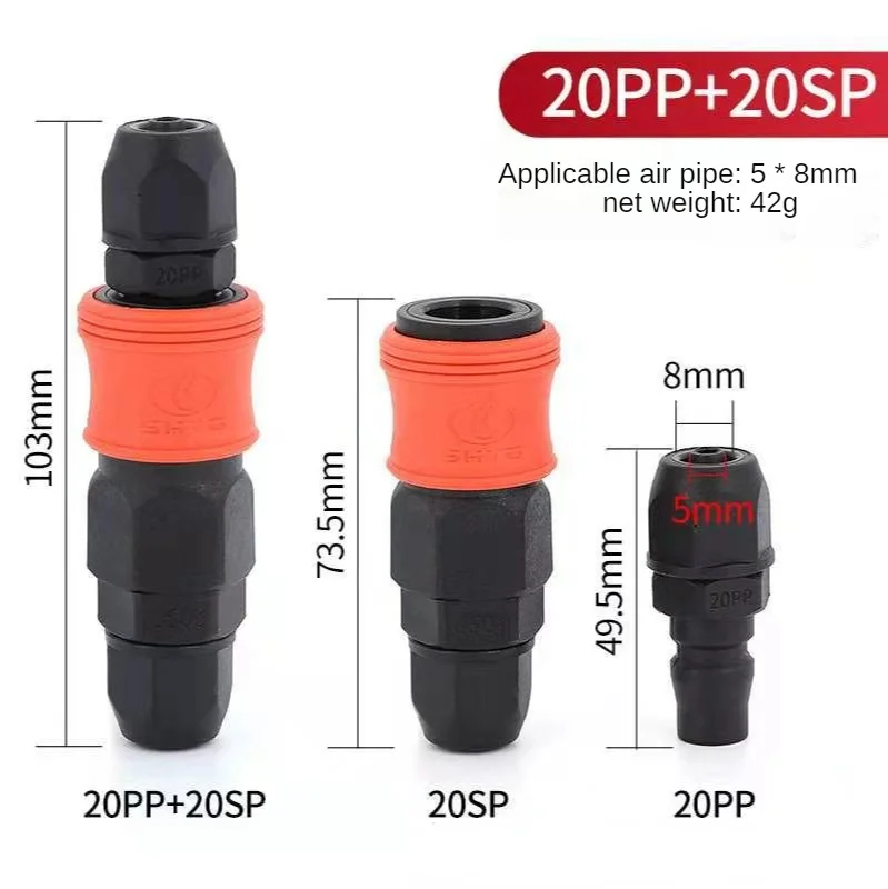 Plastic Air Line Quick Couplers