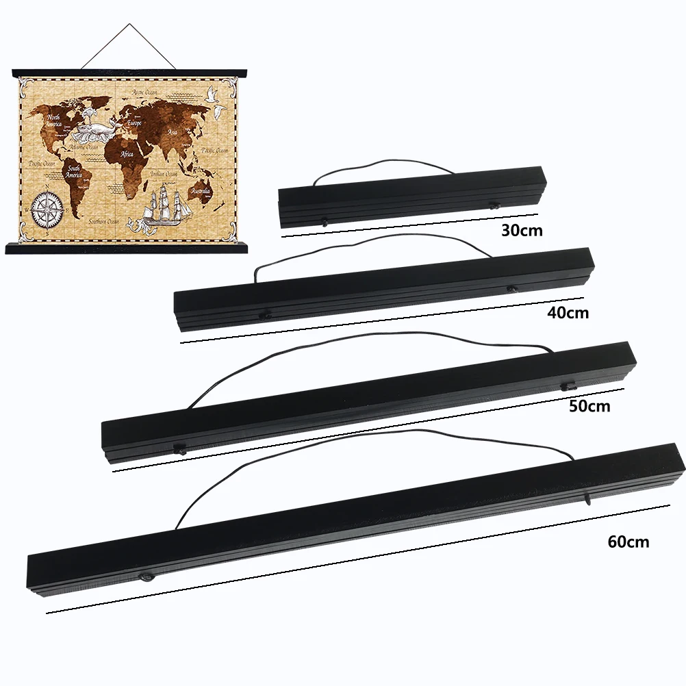 Cadre-d-affiche-magn-tique-en-bois-de-pin-de-teck-support-de-Photo ...