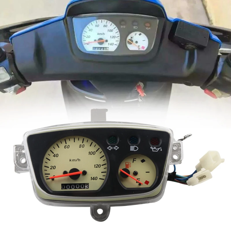 For BWS100 4VP BWS 100 Motorcycle Scooter Instrument Speedometer 140km ...