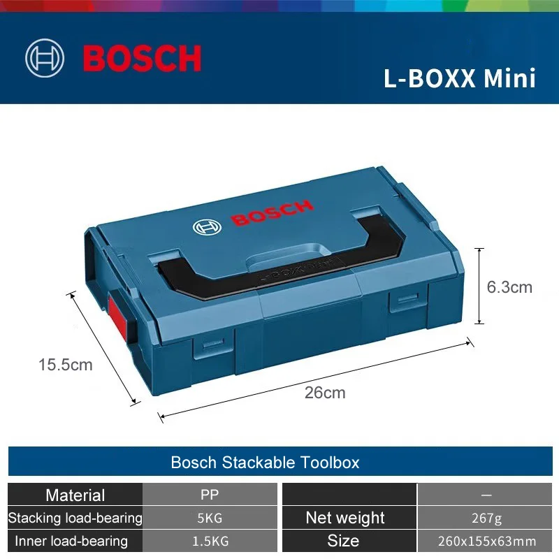 Bosch-L-BOXX-tool-box-multi-function-storage-box-PP-material-suitable ...