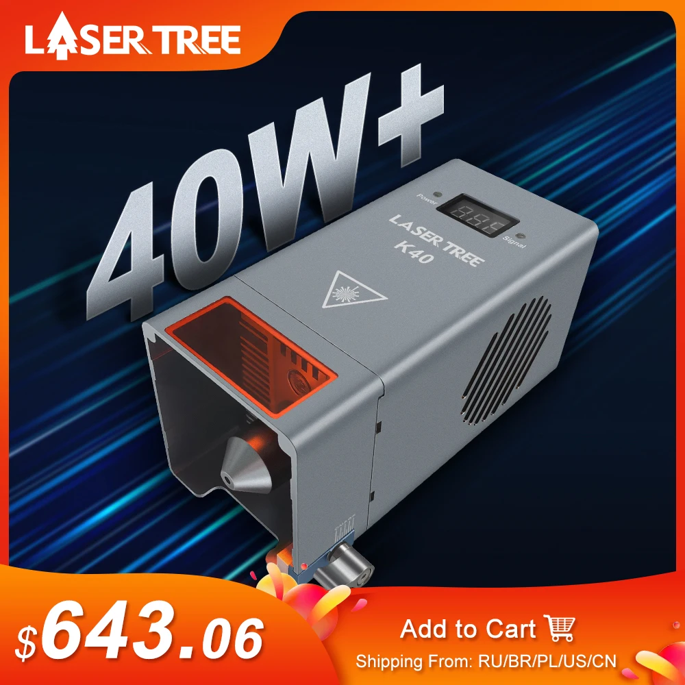 LASER-TREE-40W-Laser-Module-with-Air-Assist-8pcs-Diodes-450nm-TTL-Blue ...
