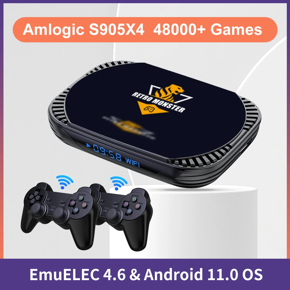 4K HD Arcade Retro Video Game Console For TV/PC/Projector Built in ...