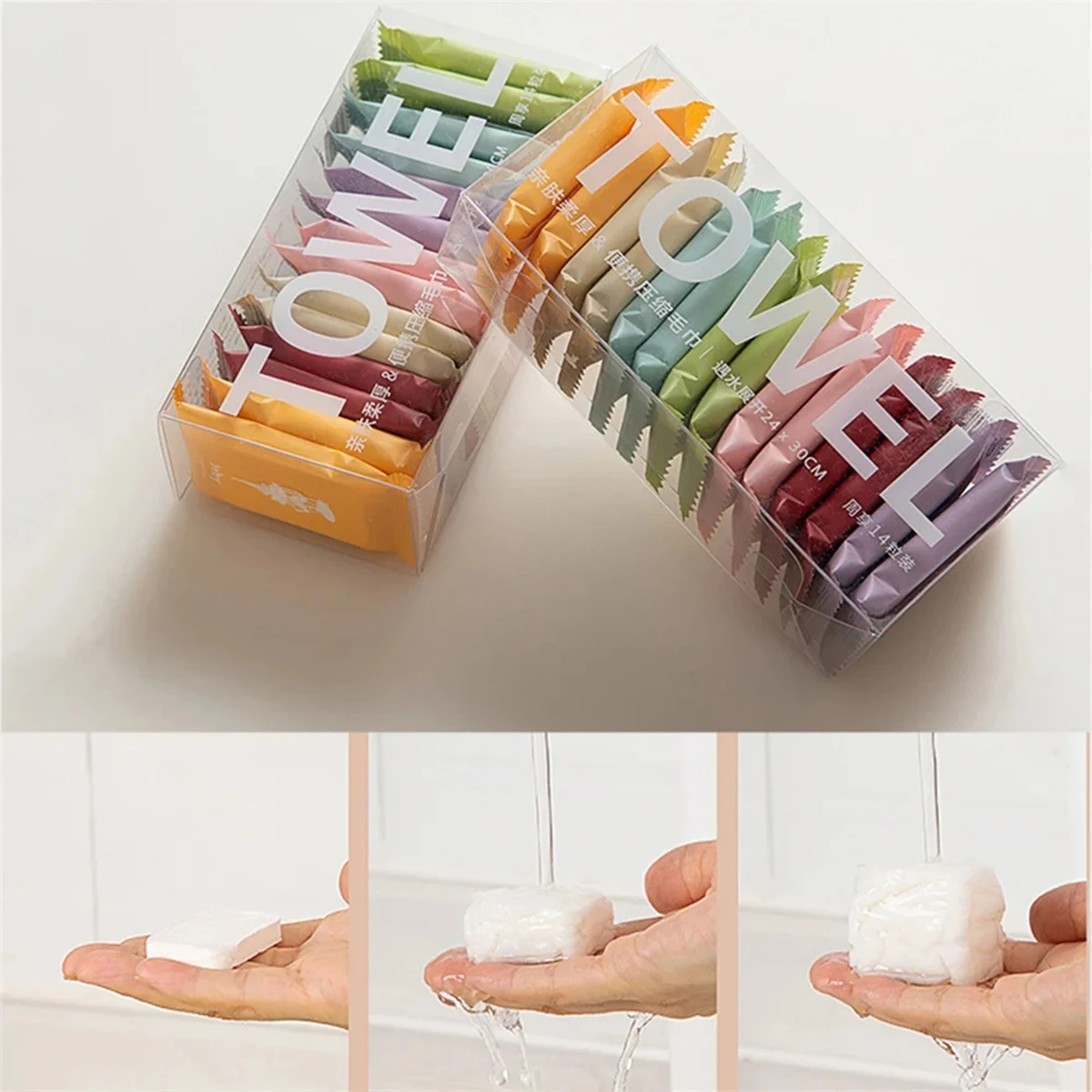 7-14pcs-box-Disposable-Washcloth-Portable-Travel-Towel-Thickened ...