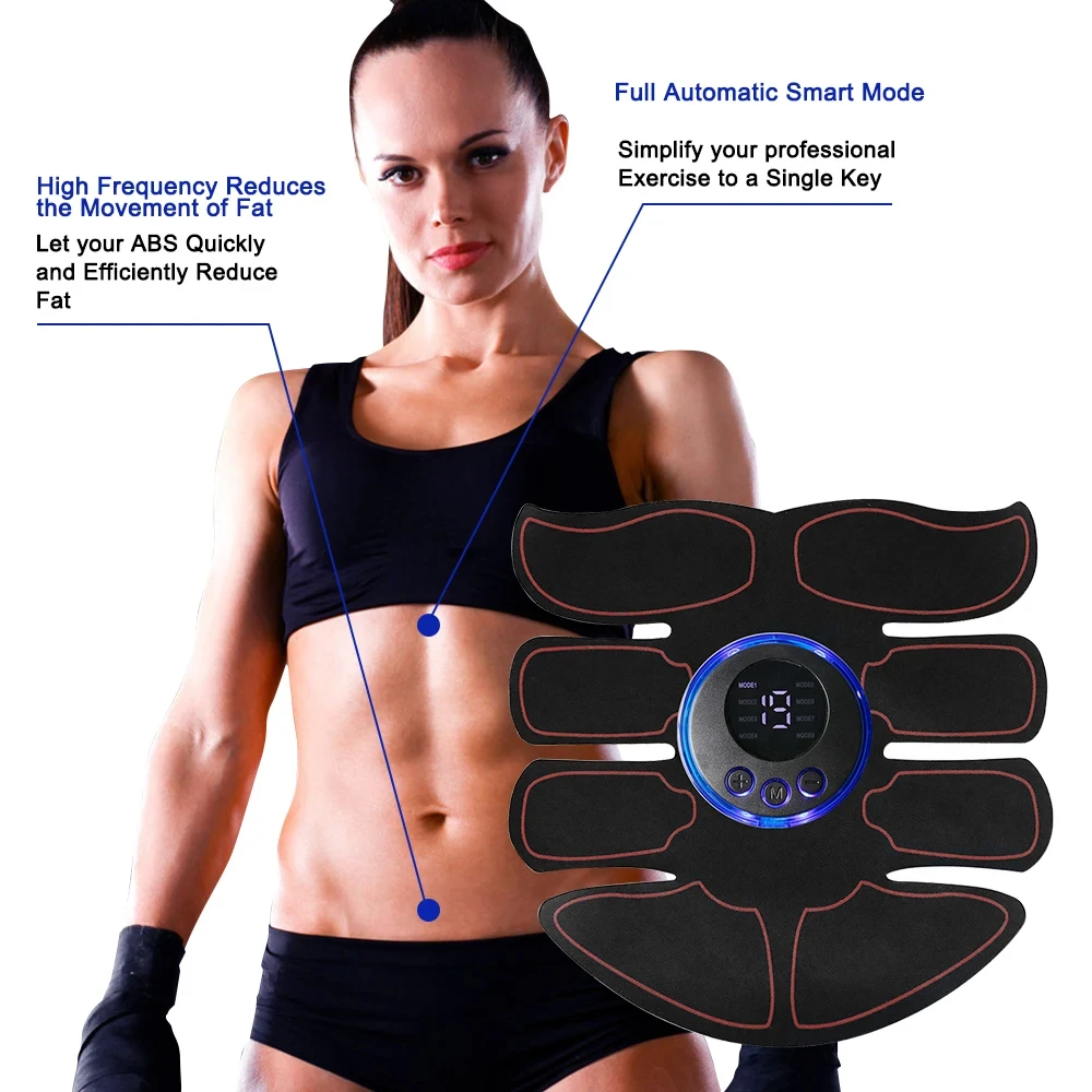 ABS-Stimulator-Muscle-Toner-EMS-Muscle-Stimulator-Fitness-Weight-Loss ...