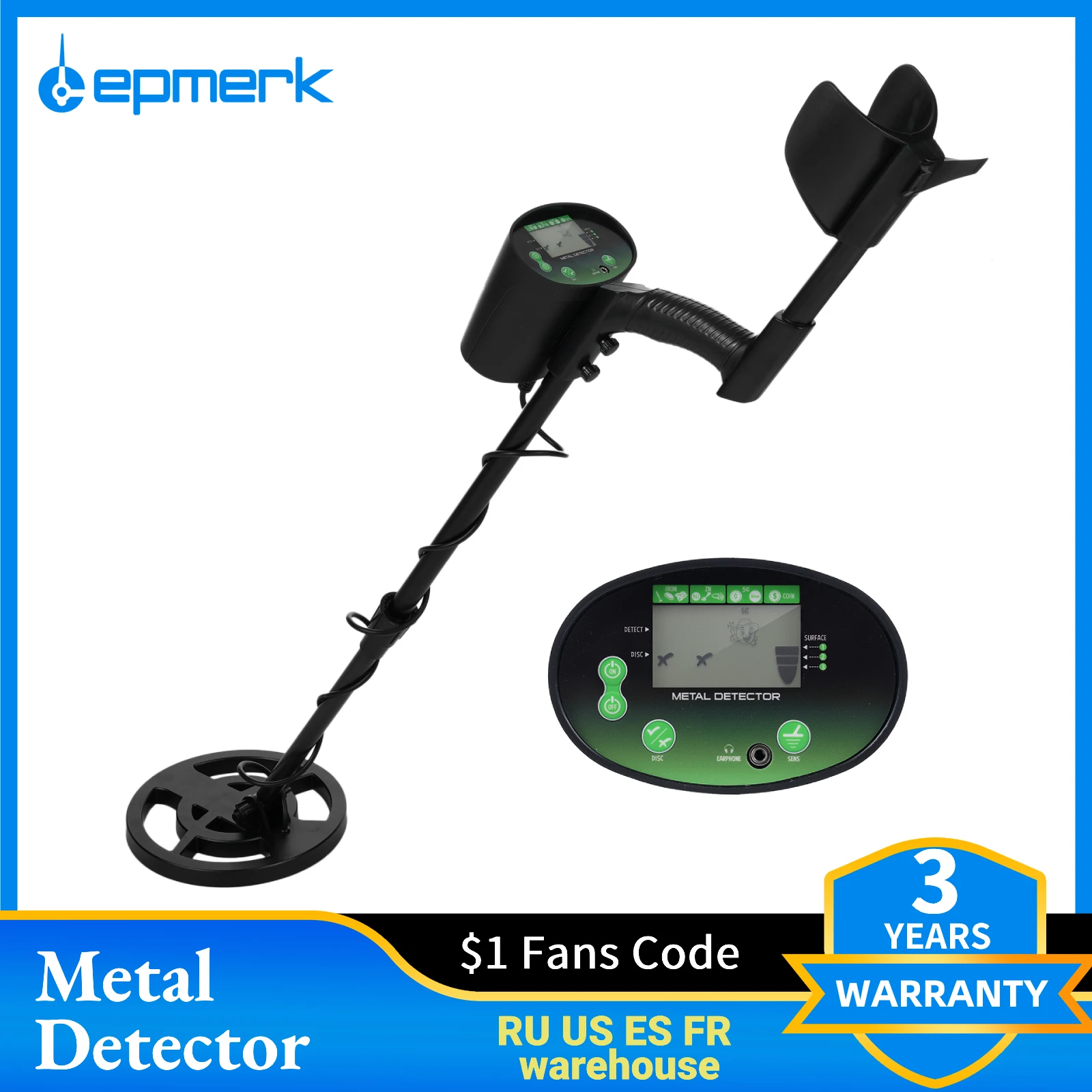Underground-Metal-Detector-LCD-Display-Gold-Treasure-Detector-Handheld ...