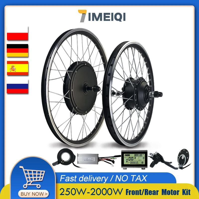 48v 1500w Electric Bike Conversion Kit | Electric Bike Hub Motor Kit ...