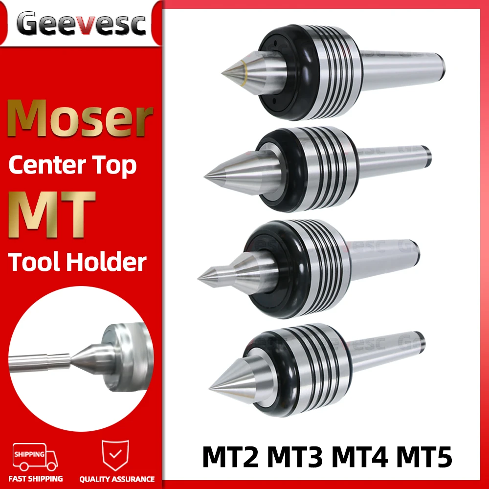 Morse Top Center MT2 MT3 MT4 MT5 CNC Lathe Rotary Center Standard Double Cone Head Live Center ...