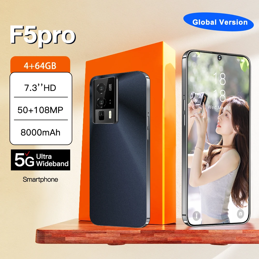 Versi-n-Global-F5-Pro-5G-tel-fono-inteligente-Deca-Core-4GB-64GB-7-3 ...