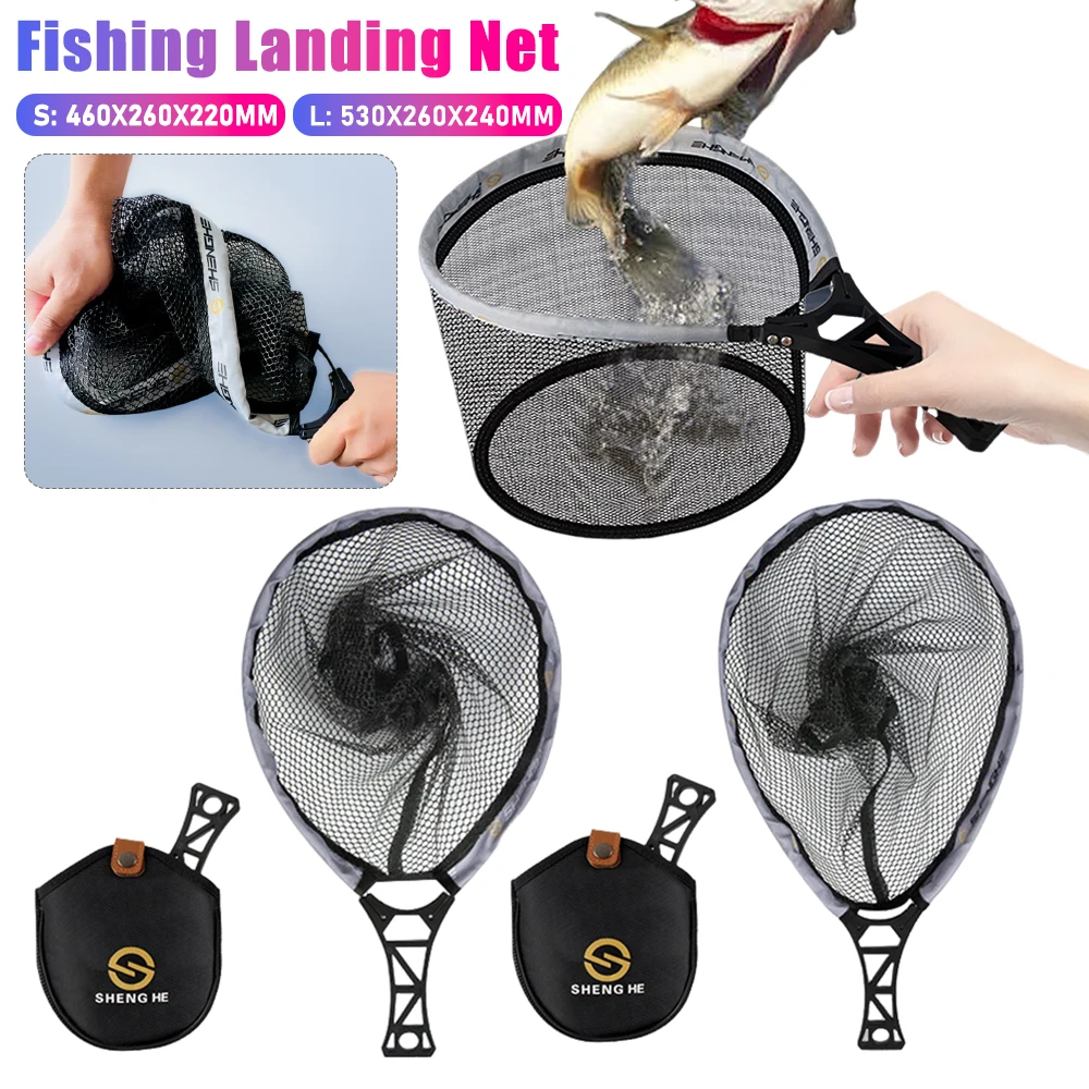 Fishing Landing Net Anti-hook Deepening Fishing Nets Handle Fly Fishing ...