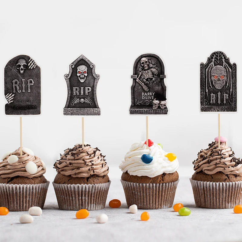 Tombstone Cupcake Picks