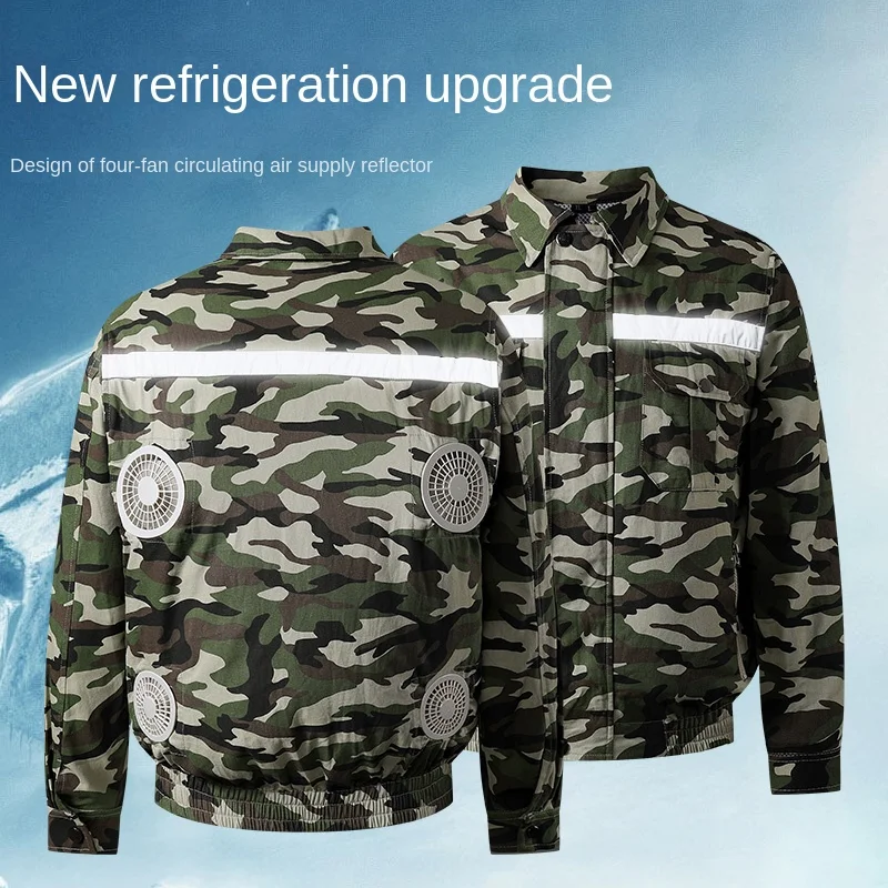 Summer-Cool-Jacket-Wearable-Cooling-Fan-Coat-Air-Conditioner-Clothes ...