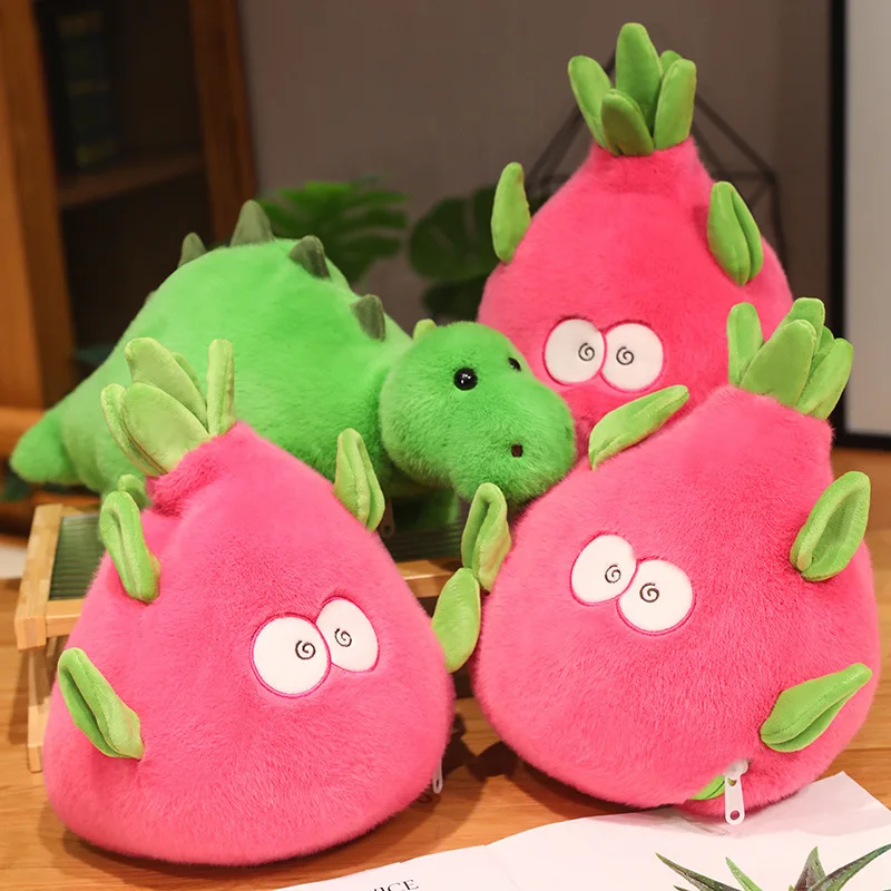 Creative-Pitaya-Dragon-Fruit-Plush-Toy-Cute-Stuffed-Animals-Fruits ...