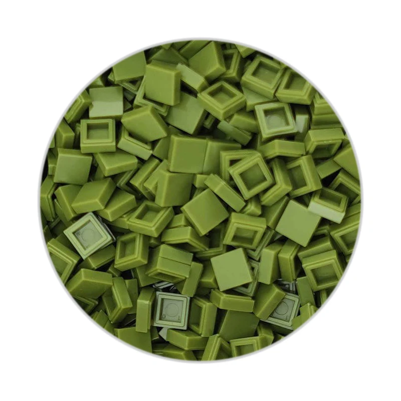 200/330/660 piezas MOC Pixel Partículas Placa Lisa 1x1 DIY Bloques de ...