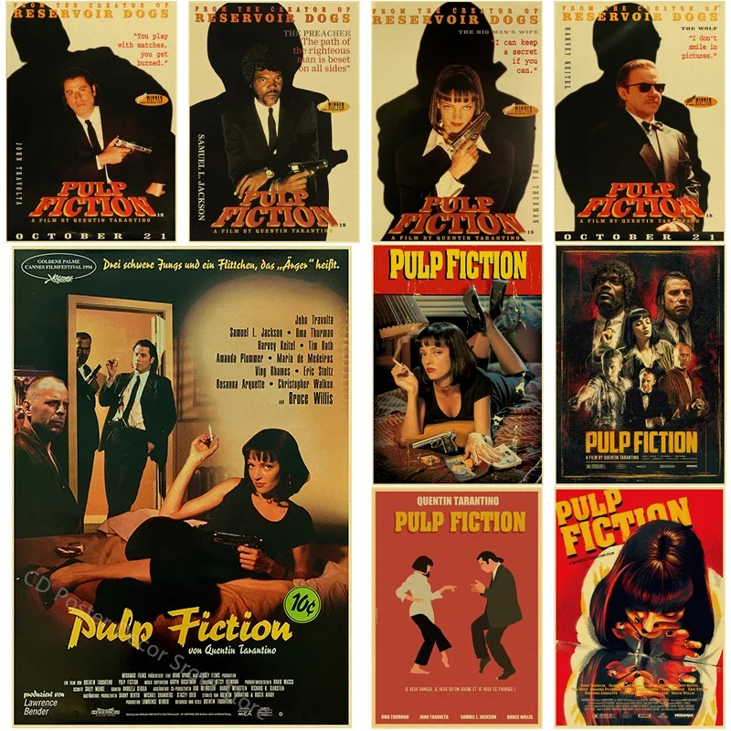 Retro-Classic-Movie-Pulp-Fiction-Posters-Tarantino-Film-Prints-Poster ...