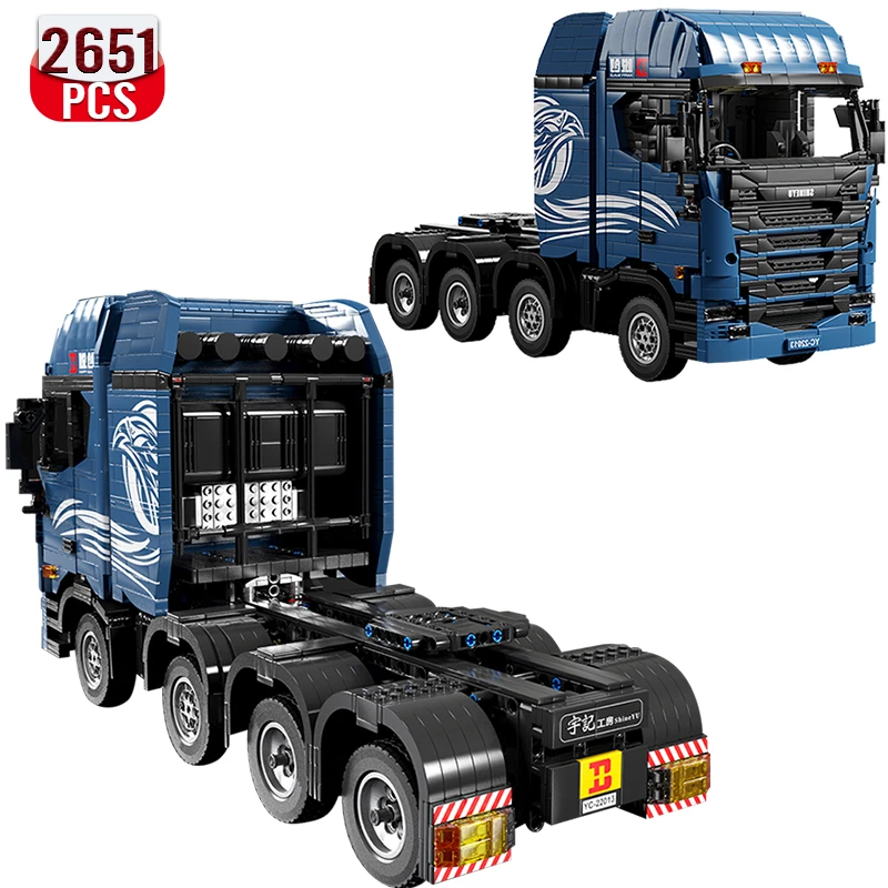 Technische Ideeën Cargo Truck Trailer Model Bouwstenen Moc Techniek ...