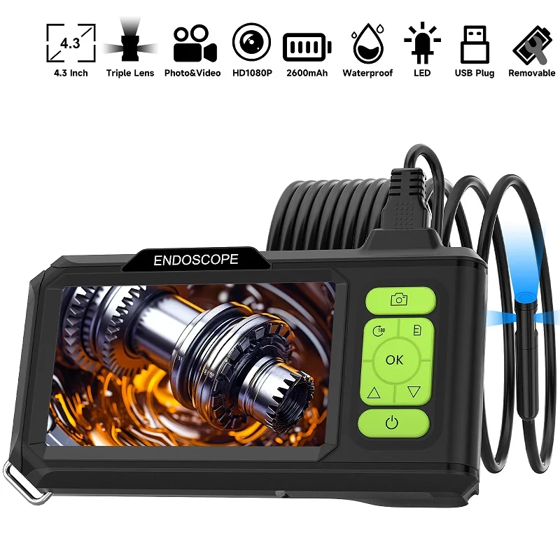 4-3-Inch-IPS-Screen-Endoscope-Camera-HD1080P-Single-Dual-Triple-Lens ...