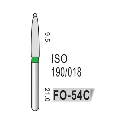 Safety End Diamond Bur For Cavity Trimming 5 pieces/box EX-24, FO-54C ...