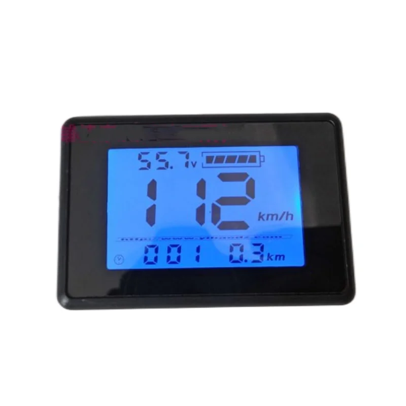 Electric Bicycle Simple Small LCD Display Electric Scooter Display Blue ...