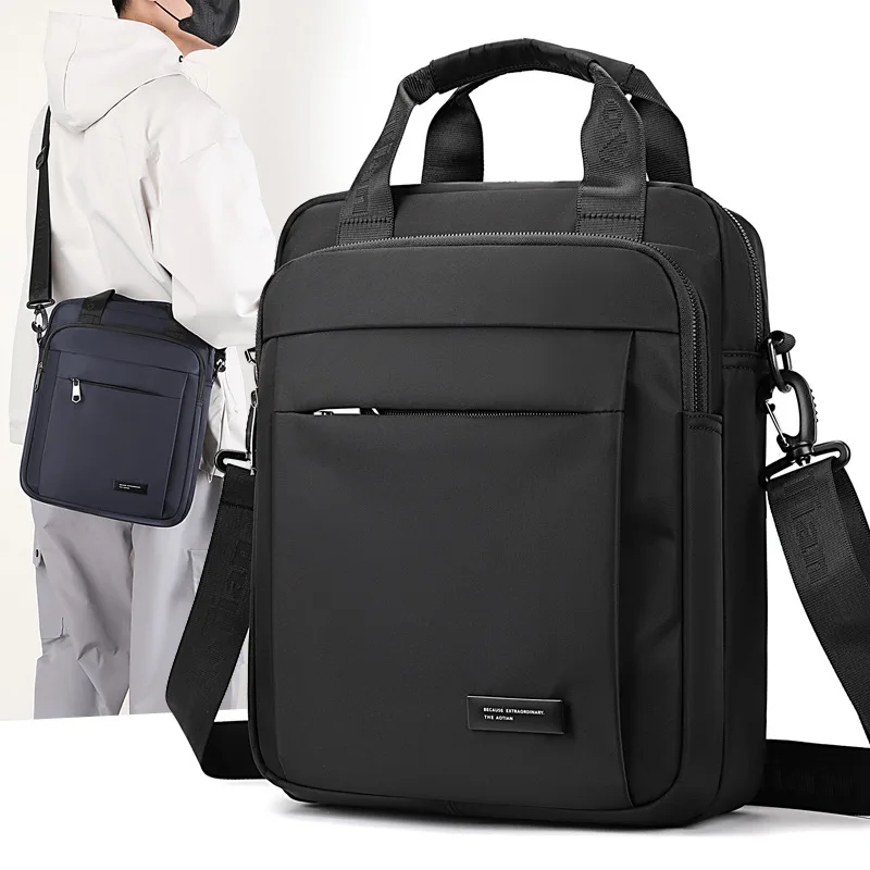 New Casual Men's Travel Shoulder Bag Multi-pocket Man Messenger Bag ...