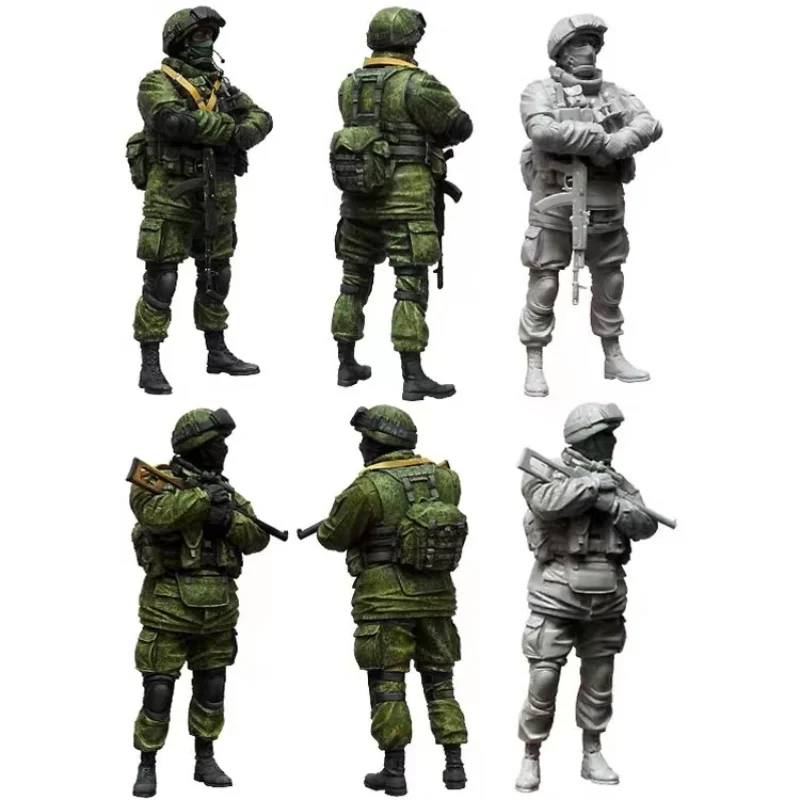 1/35 Scale Resin Figure Miniature Model Kit Modern Russian Special ...